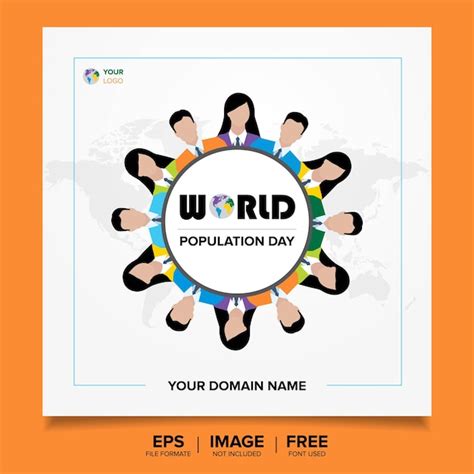 Premium Vector World Population Day Vector Design Template