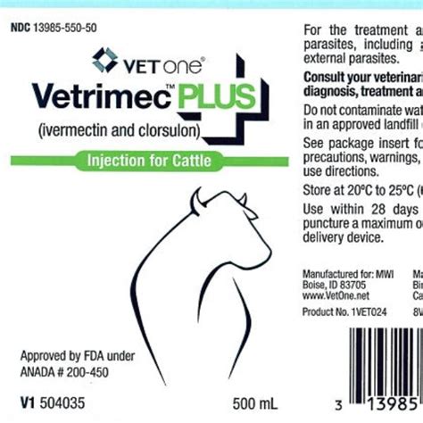Vetrimec Plus Inj