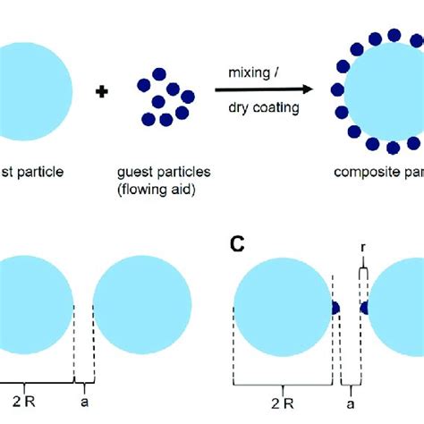 A Formation Of Composite Particles By Dry Particle Coating Of Host