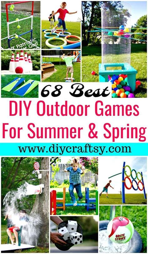 Diy Outdoor Games For Summer And Spring Outdoor Game Ideas Outdoor