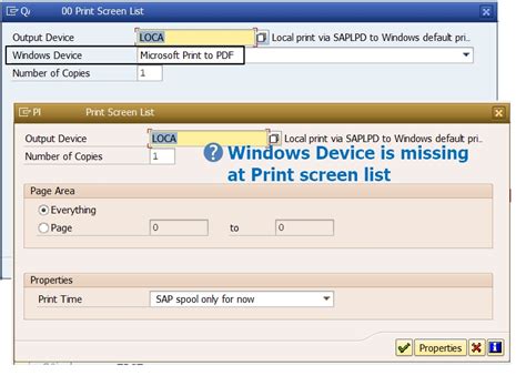 Sap Abap Central No Device Selection At Print Screen List Popup Window Sap Abap Central No Device Selection At Print Screen List Popup Window