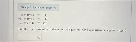Solved Attempt 1 2 ﻿attempts