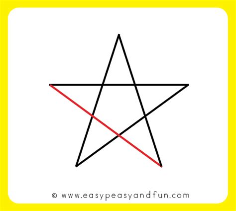 Best 13 How To Draw A Star Step By Step Drawing Tutorial For The Easiest 5 Pointed Star Artofit