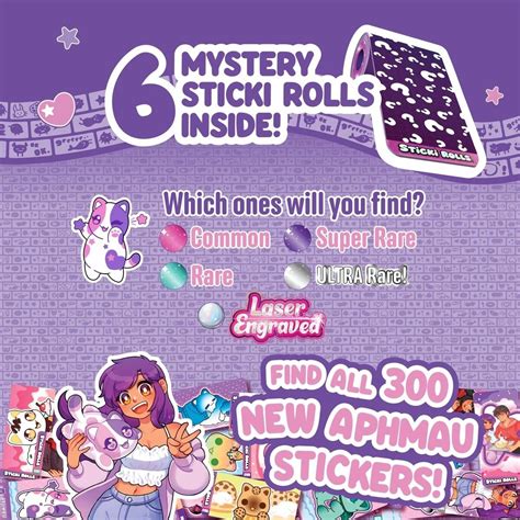 Sticki Rolls X Aphmau Pendant And Bracelet Set Assorted Target