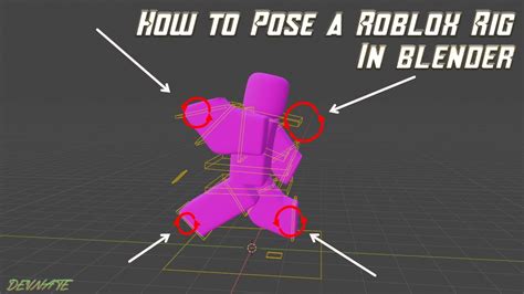 R6 Rig Posing Tutorial Blender Youtube