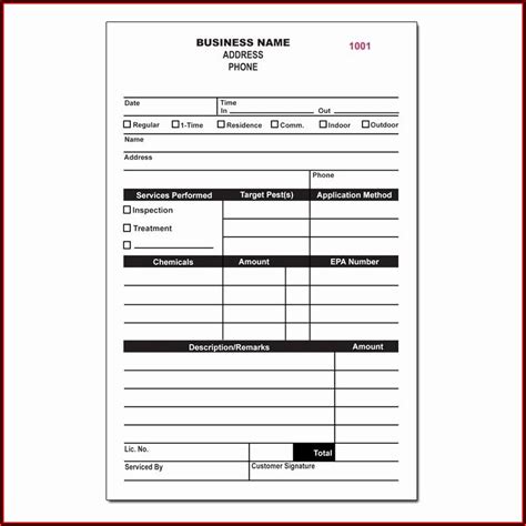 Pest Control Service Agreement Template