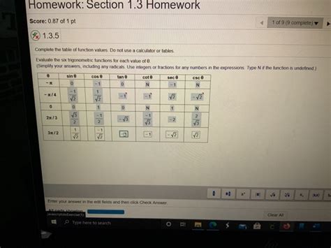 Solved Homework Section 1 3 Homework Score 0 87 Of 1 Pt 1