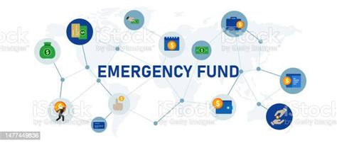 Ilustración De Plan De Gestión Financiera Del Fondo De Emergencia Para Crisis Y Más Vectores