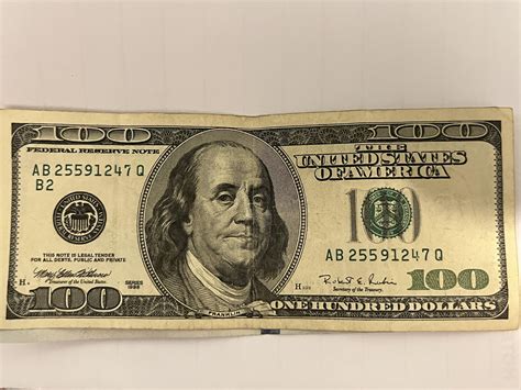 100 Dollar Bill Fake