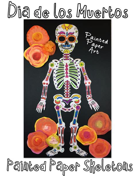 Dia De Los Muertos 空白头骨着色页