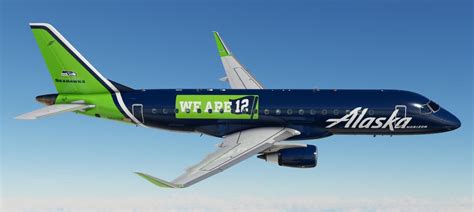 Alaska By Horizon Seattle Seahawks We Are 12 Fictional Livery For E