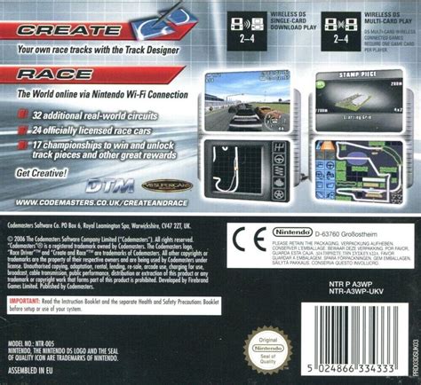 Race Driver Create And Race Images Launchbox Games Database