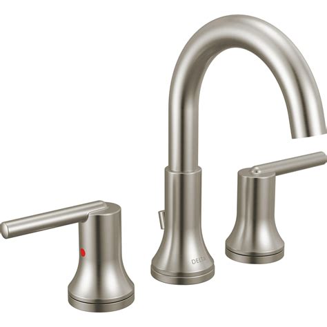 Two Handle Widespread Bathroom Faucet 3559 Ssmpu Dst Delta Faucet