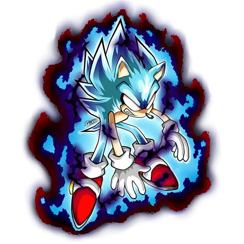 Super Sonic Blue Berserk By Sarkenthehedgehog On Deviantart