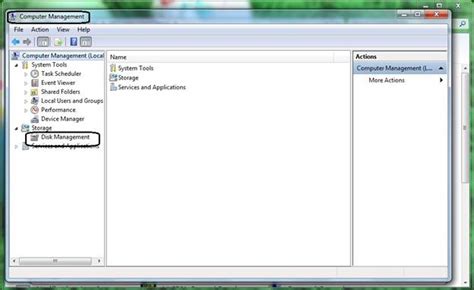 Disk Management In Windows 7
