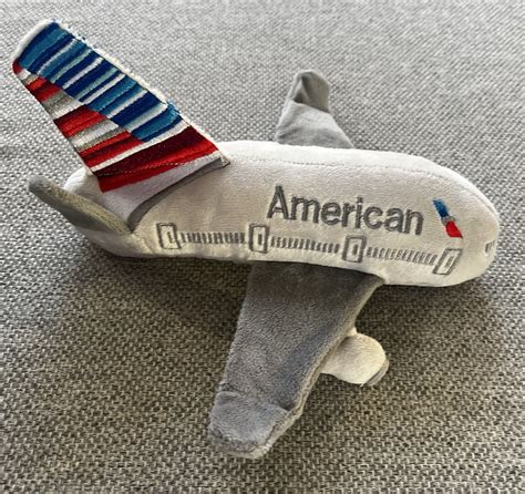 American Airlines Plane 9 Plush Soft Toy Airplane Collectible Ebay