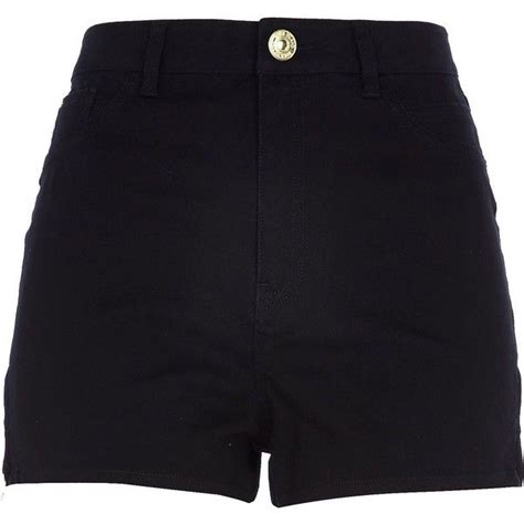 Black High Waisted Shorts