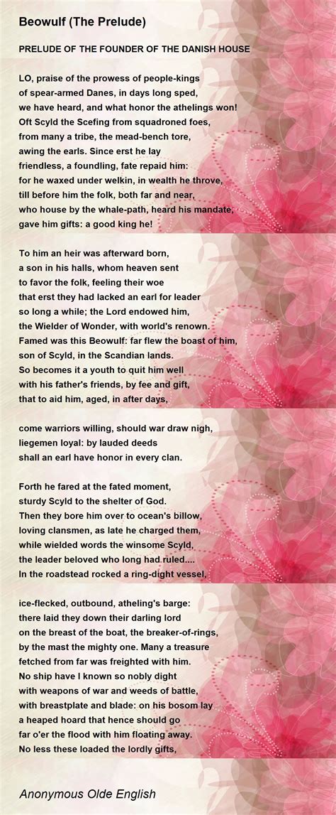 87 Beowulf Poetry