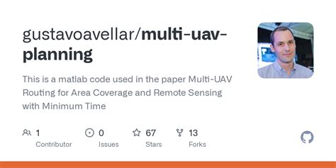 Github Gustavoavellarmulti Uav Planning This Is A Matlab Code Used