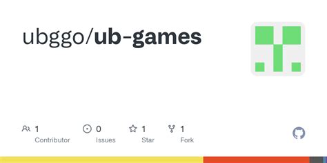 Github Ubggoub Games