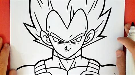 Vegeta Drawing Easy
