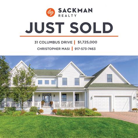 Sackman Realty On Linkedin 🍾just Sold🍾 Congratulations Going Out To Our Agent Christopher Masi And…