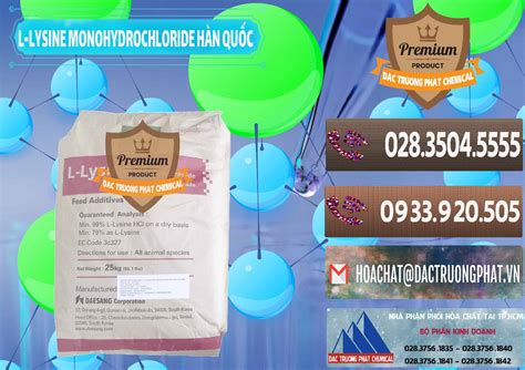 Bán Phân Phối L Lysine Monohydrochloride Feed Grade Sewon Hàn Quốc