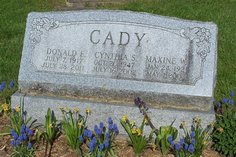 Maxine Fern Wallace Cady 1921 2007 Find A Grave Memorial