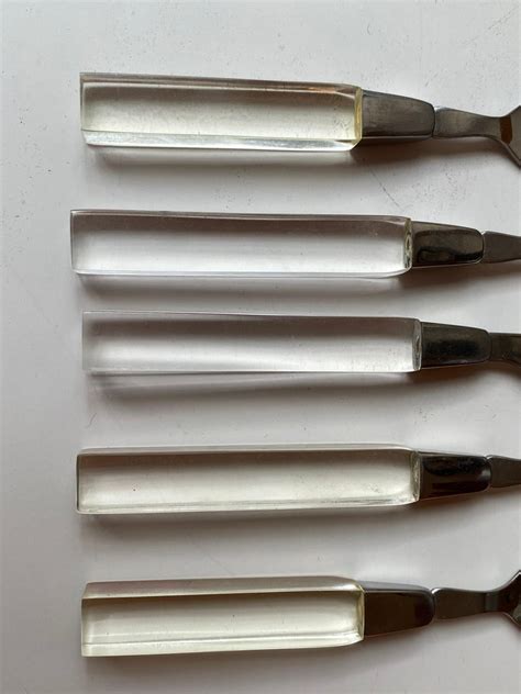 Lucite Flatware Set Service For 8 Lifetime Cutlery At 1stdibs