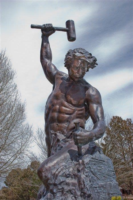 The Self Made Man Is A Sculpture By Loveland Artist Bobbie Carlyle That