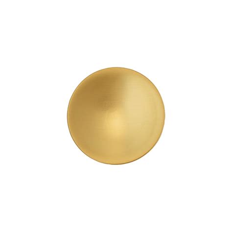 Maven Knob 1 14 Inch Diameter Brushed Golden Brass Finish Cabinets To Go