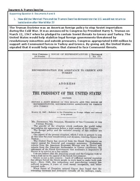 Us Policy Of Containment During Cold War By Maddox Inc Tpt