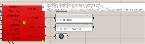 error when working with opennest and rhino compute opennest mcneel