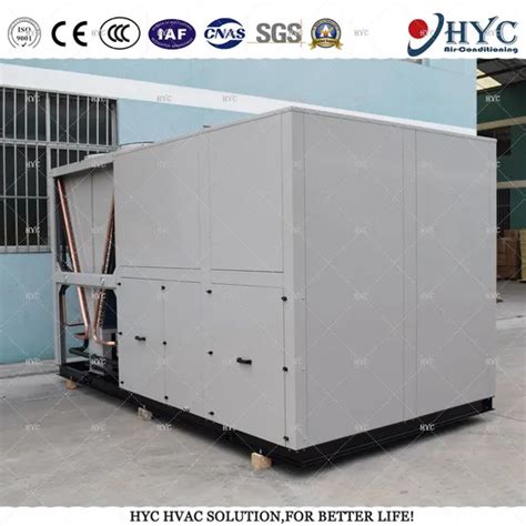 Air Cooled Rooftop Packaged Air Conditioning Unit With Double