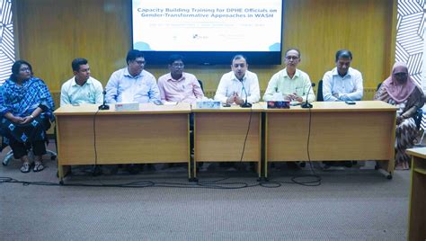 Empowering Dphe Officials Building Capacity On Gender Responsive Wash Approaches Itn Buet