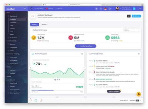 Best React Dashboard Templates For Killer Applications Colorlib