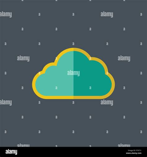 Cloud Flat Icon Stock Vector Image And Art Alamy