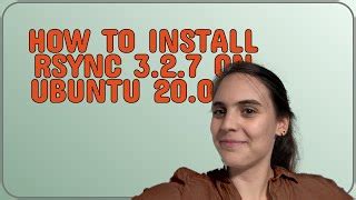 Step By Step Guide Installing Rsync On Ubuntu SynthMind