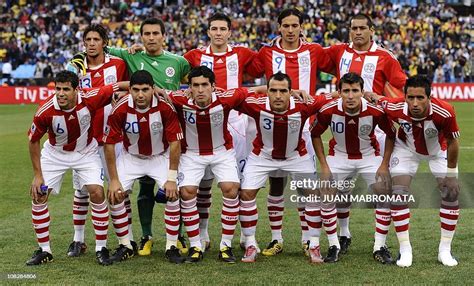 Paraguays National Football Team Poses Prior The 2010 World Cup