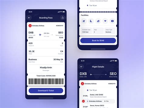 Flight Booking Mobile App Design Behance