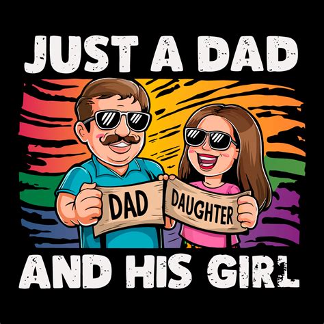Funny Dad And Daughter Just A Dad And His Girl Svg Inspire Uplift