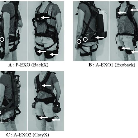 The Three Back Support Exoskeletons A P Exo Backx Suit X A Download Scientific Diagram
