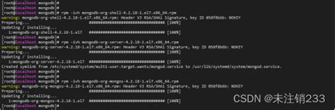 rpm方式安装mongodb，开启远程连接，开启认证，开启oplog mongodb rpm csdn博客
