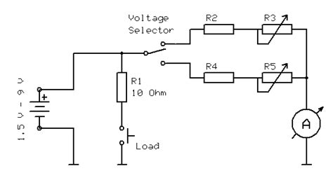 Very Simple Diy Battery Tester Schematics And Construction