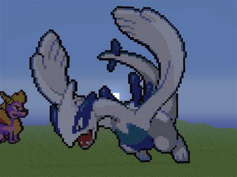 Shiny Lugia Pixel Art