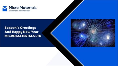 Happynewyear Micromaterialsltd Innovation Materialsscience Micro