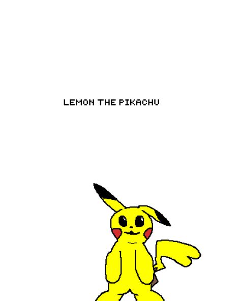 Pixilart Lemon The Pikachu By Wafflehall