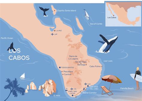 Los Cabos San Lucas Map Baja California Sur Wikipedia