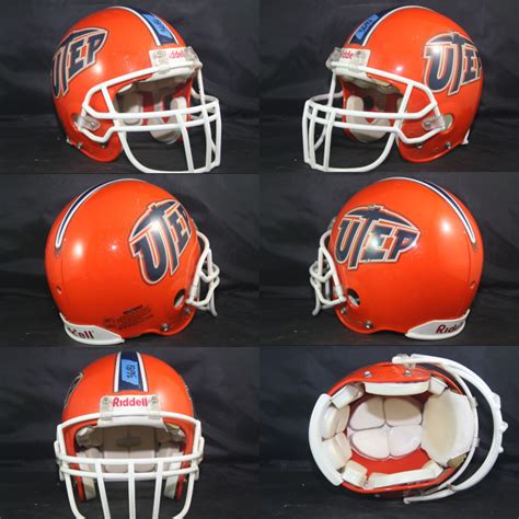 Real Stuff Sports Game Used Football Helmets