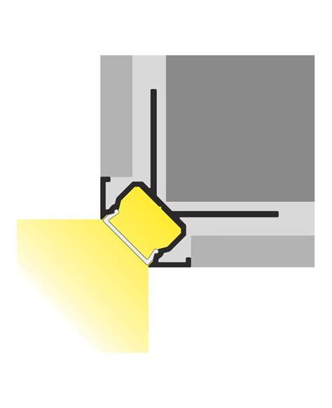 Led Profile Uni Tile12 270deg C Plus Anod U270 Tile Led Profiles